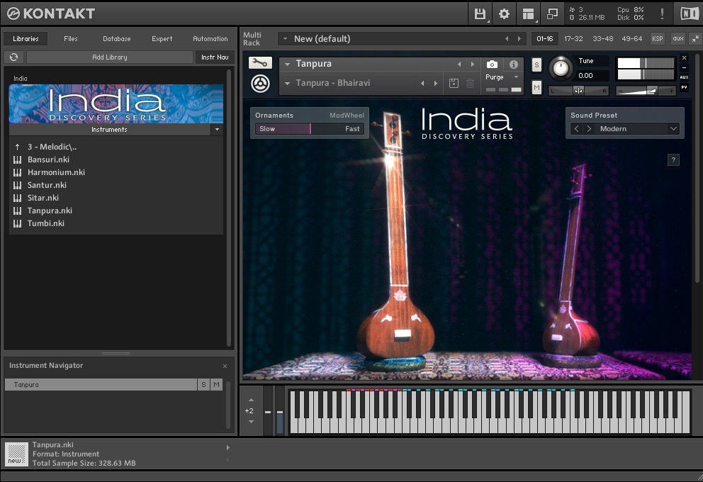 印度打击乐 Native Instruments Discovery Series India KONTAKT-创艺坊